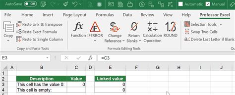 Excel Sum Formula Returns Zero