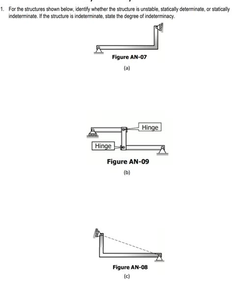 1 For The Structures Shown Below Identify Whether The Structure Is