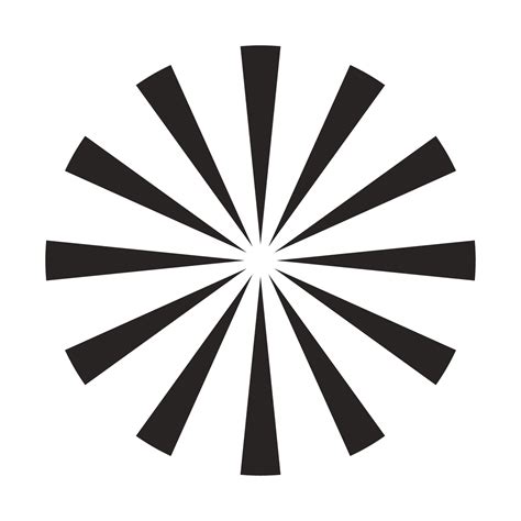 Sun Burst Radial Icon 20491178 Vector Art At Vecteezy