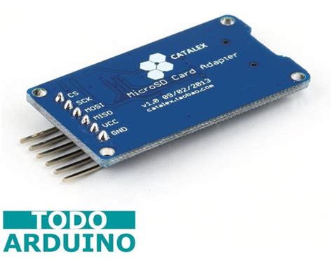 Módulo Micro Sd Arduino Para Lectura Y Escritura Por Spi Mercado Libre