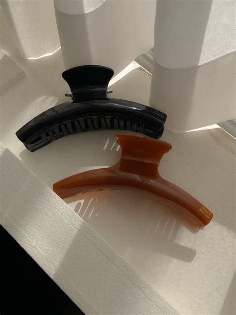 아이로주 셀룰로오스 고급 레터링 빅 프랑스바렛 브라운 레오파드 집게핀 헤어집게