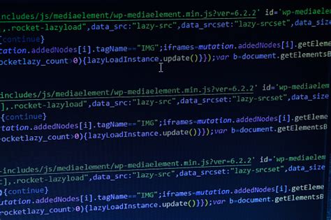 simple website html code with colorful tags in browser view on dark background software