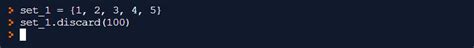 Das Python Set Sammlungen In Python • Codegree