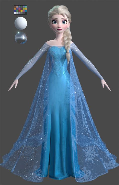 Molyan Disney Elsa 3d Model 2023