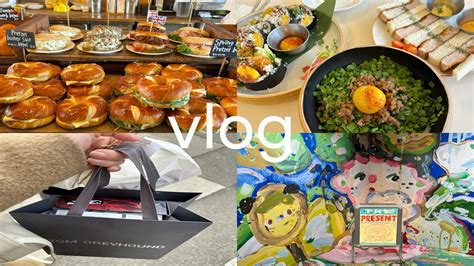Vlog 먹잘알의 또또또간집 침샘 마를날 없는 일상 브이로그 신전떡볶이 치즈김치볶음밥 런던베이글 샤브샤브 교촌허콤 초이다이닝 자연도소금빵 푸마언박싱 등