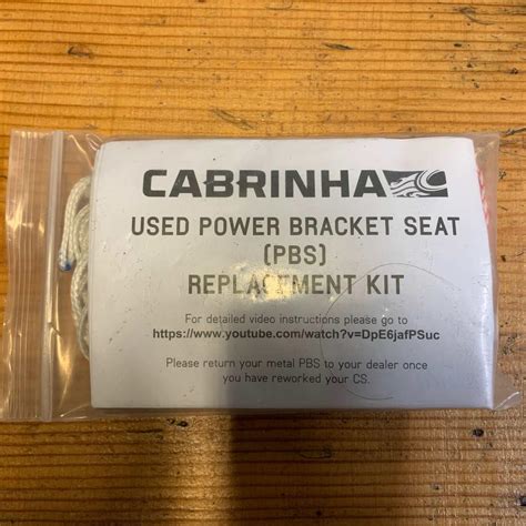 Cabrinha Used Power Bracket Seat Replacement Kit
