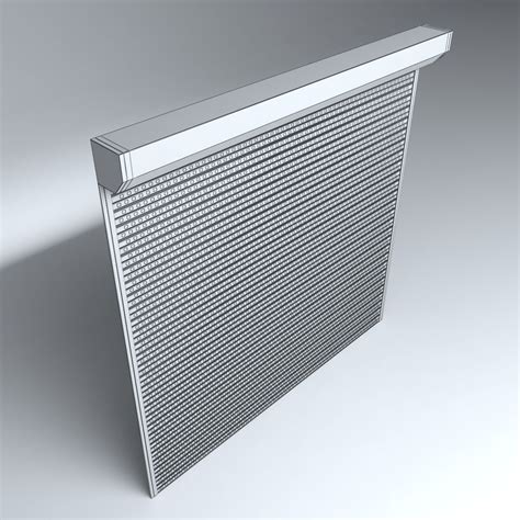 차고 문 전기 롤러 셔터 블라인드 3d 모델 19 3ds Fbx Max Unknown Free3d