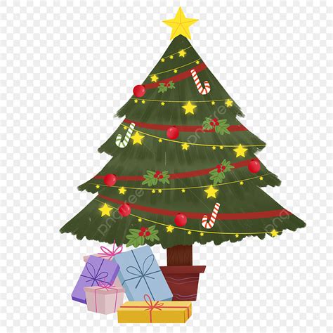 รูปต้นคริสต์มาสการ์ตูนและการออกแบบของที่ระลึก Png การ์ตูน ภาพประกอบ ต้นคริสต์มาสภาพ Png และ
