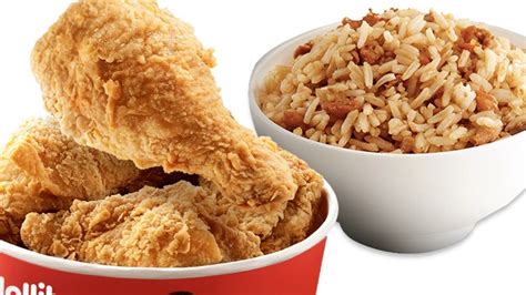 Jollibee Fried Chicken With Rice Filipino Style Fried Chicken