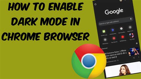 how enable dark mode in chrome browser in hindi chrome browser me dark mode kaise activate
