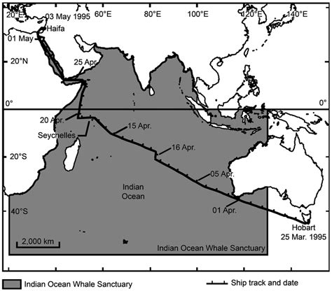Vessel Cruise Track And Associated Dates Download Scientific Diagram
