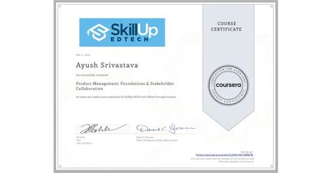 Ayush Srivastava On Linkedin Completion Certificate For Product Management Foundations