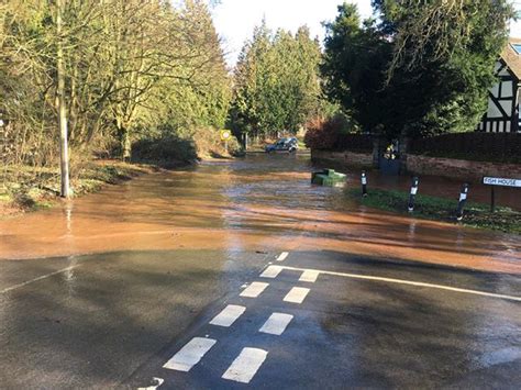 Water Leak In Bromsgrove Causing Flooding To A Number Of Roads The Bromsgrove Standard
