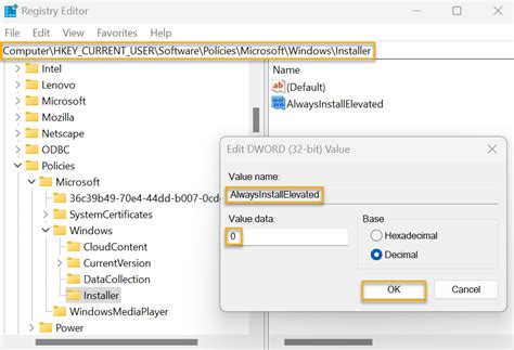 Ensure Always Install With Elevated Privileges Is Set To Disabled User Cis Level 1