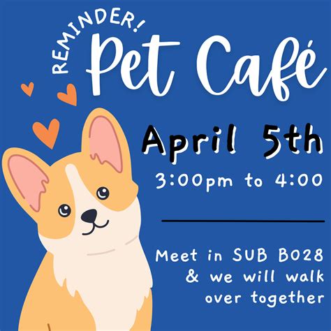 Pet Café Uvic Society For Students With A Disability