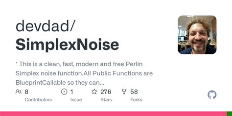 Github Devdadsimplexnoise This Is A Clean Fast Modern And Free Perlin Simplex Noise