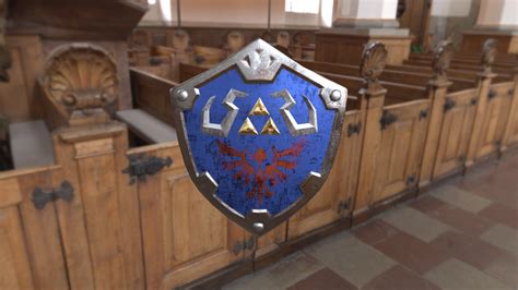 Hylian Shield 3d Model By Deckseck1 [0aff09e] Sketchfab