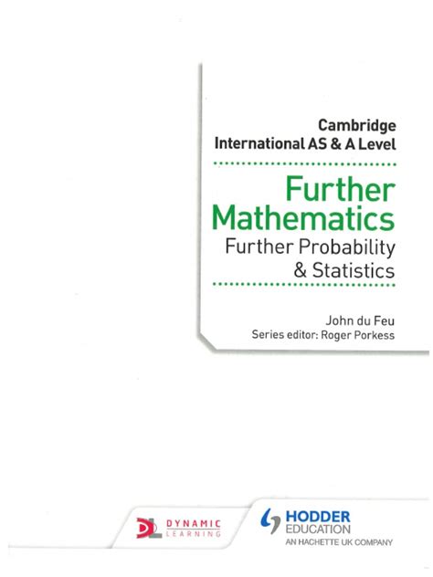 Further Statistics Pdf