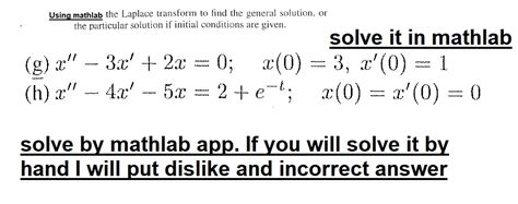 Solved Using Mathlab If You Did Not Know Let