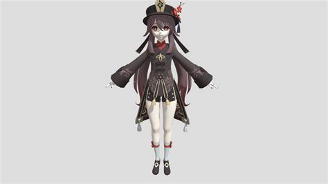 hu tao 3d model download free 3d model by makimamywife