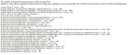 Typeerror Arrayfilter Argument 1 Array Must Be Of Type Array