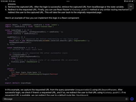 Javascript How To Redirect To Requested After Login React Stack Overflow
