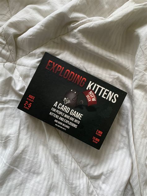 Exploding Kittens Nsfw Deck Hobbies And Toys Toys And Games On Carousell