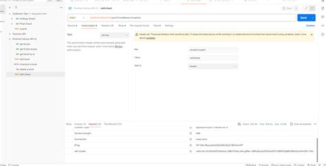 Collection Collection Level Auth Is Set To Type Api Key Help Hub