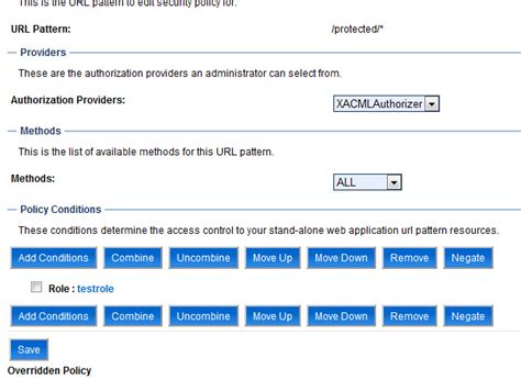 How To Secure Specific Urls Of An Application On Weblogic Middleware Wonders