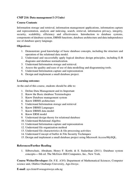 Cmp 214 Pdf Databases Relational Model