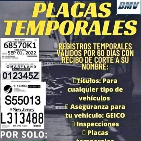 Placas De Vehiculos