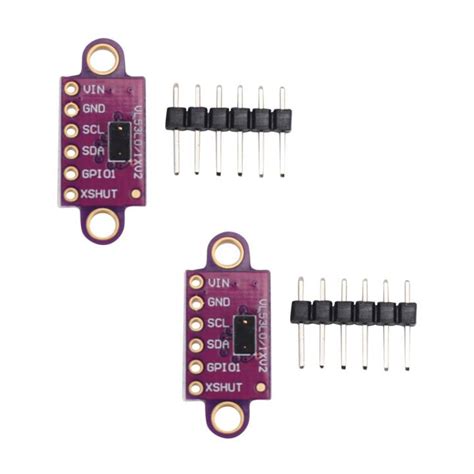 2x Vl53l0x Time Of Flight Distance Sensor Gy Vl53l0xv2 For Arduino