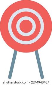 Dartboard Vector Illustration On Transparent Background Stock Vector Royalty Free