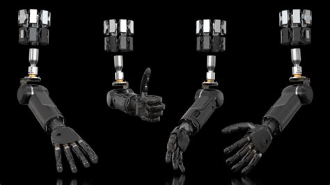 3d Brain Controlled Prosthetic Limbs Rigged For Cinema 4d Model Turbosquid 2354783