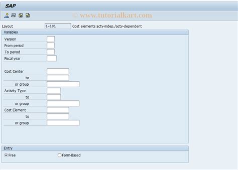 KP36 SAP Tcode Change Secondary Cost Plan Data