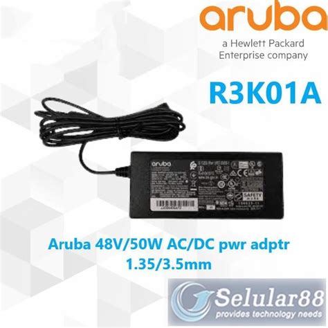 Jual Hpe Aruba R3k01a 48v 50w Ac Dc Power Adapter 1 35 3 5mm Adaptor