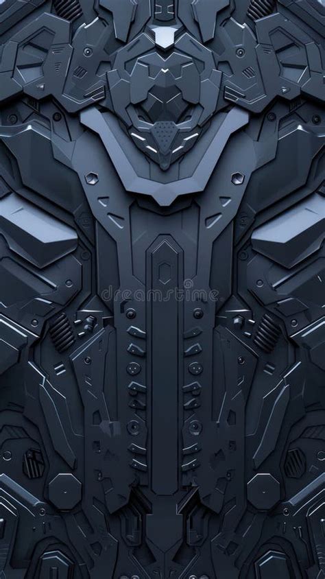 A Futuristic Metallic Surface With Intricate Patterns And Textures Ideal For Backgrounds Or