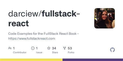 Github Darciewfullstack React Code Examples For The Fullstack React