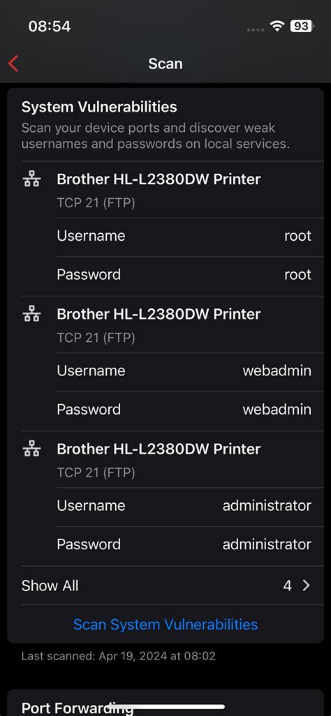 Welp That New System Vulnerability Scan Feature Is Working Rfirewalla