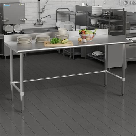 Flash Furniture Commercial Stainless Steel Kitchen Prep And Work Table