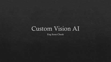 Microsoft Cognitive Services Custom Vision Ai
