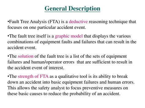 PPT Fault Tree Analysis PowerPoint Presentation Free Download ID 5736599