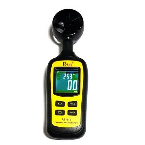 Rt 915 R Tek Digital Thermo Anemometer 1 5 Degree C At ₹ 1350 Piece In Bengaluru