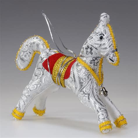 Ёлочная игрушка Лошадка купить у производителя ☆ Кукольная мастерская на Ланском