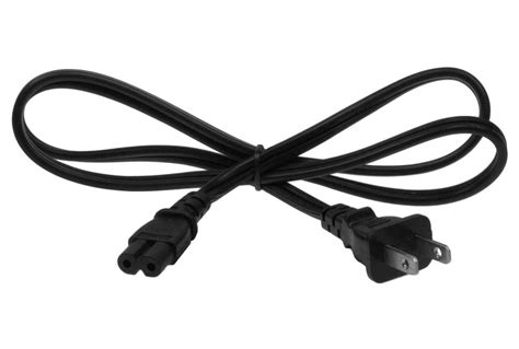 Buy 18 Awg 2 Slot Non Polarized Power Cord Iec320 C7 To Nema 1 15p