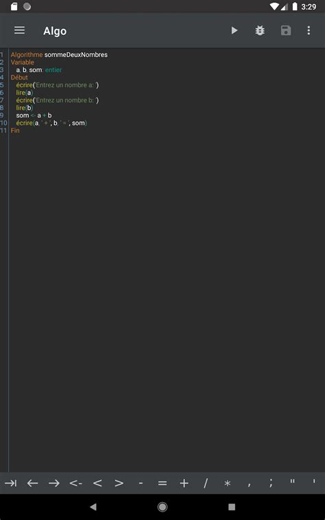 Algo Algorithm Interpreter For Android Download