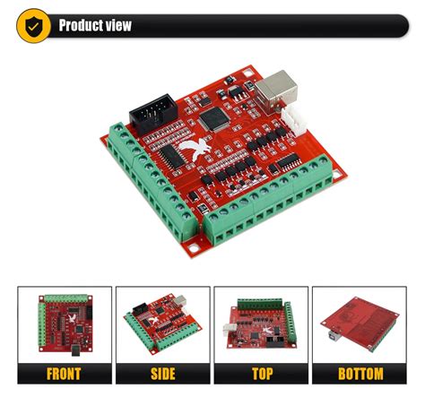 Rnr Breakout Board Usb Mach3 100khz 4 Axis Interface Driver Motion Controller Card A Slave Axis