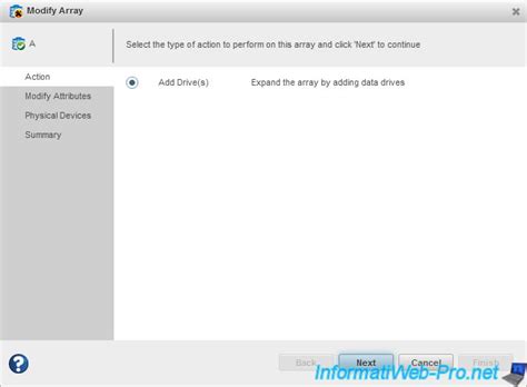 Changing The RAID Level Of A Logical Drive Using MaxView With The Adaptec SmartRAID I E
