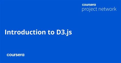 Introduction To D3 Js Coursya