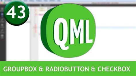 Tutorial Qt Creator Qml Groupbox And Radiobutton And Checkbox